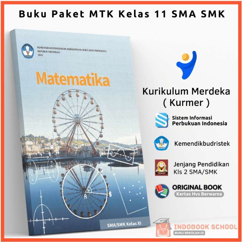 Jual Buku Paket Pelajaran Mtk Matematika Kelas Kls 11 2 XI SMA SMK Anak Siswa Sekolah Kurikulum ...