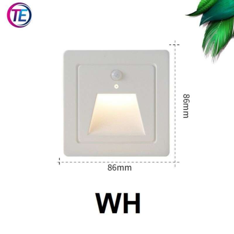 Promo LAMPU TANGGA SENSOR / KOTAK SENSOR WARNA PUTIH DAN HITAM ...