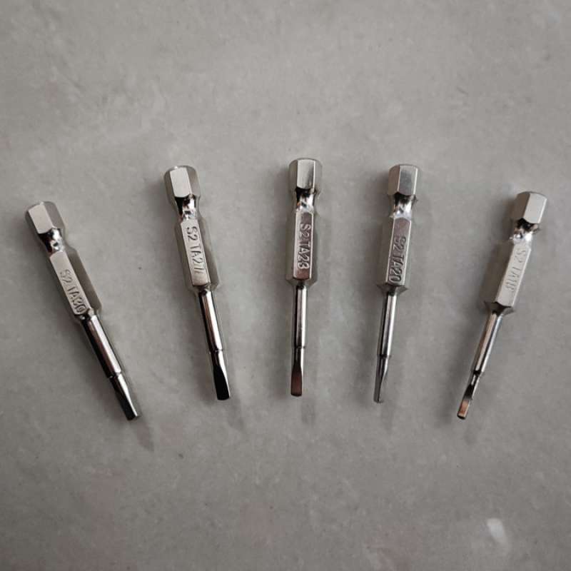 Jual Kunci L Obeng Triangle Segitiga Set 50Mm Hex Screwdriver Bits 5Pcs ...