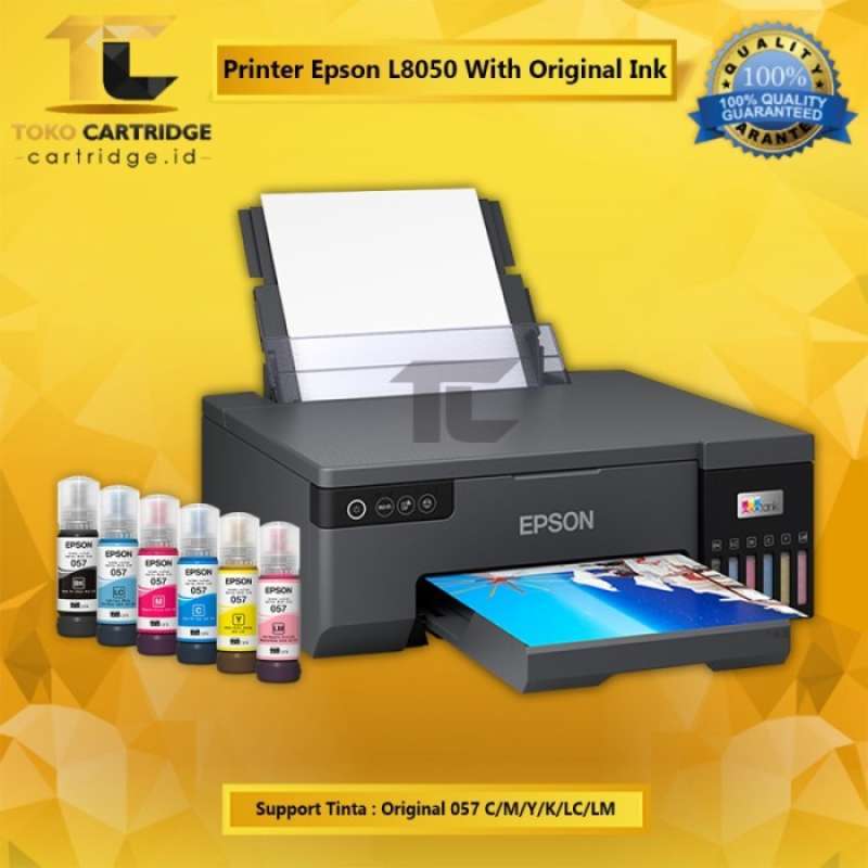 Promo 100% Produk Ori Printer Ink Tank Epson L8050 A4 Photo Quality ...