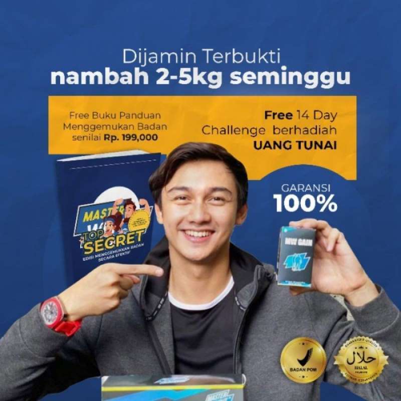 Promo Master Susu Weight Gain Penambah Berat Gemuk Penggemuk Badan ...