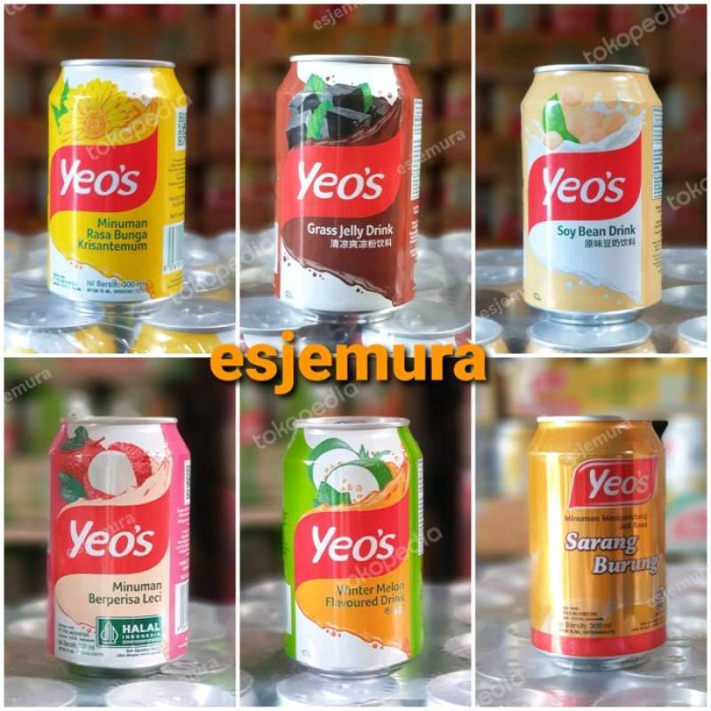 Promo Minuman Yeos Campur 3 Rasa Per Dus Isi 24 Kaleng Diskon 23% Di ...