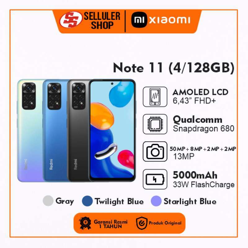 Harga Xiaomi Redmi Note 11 - Spesifikasi Lengkap Mei 2024