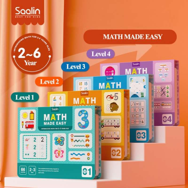 Promo Saalin math made easy level 4 - Buku Edukasi Anak Diskon 23% di ...