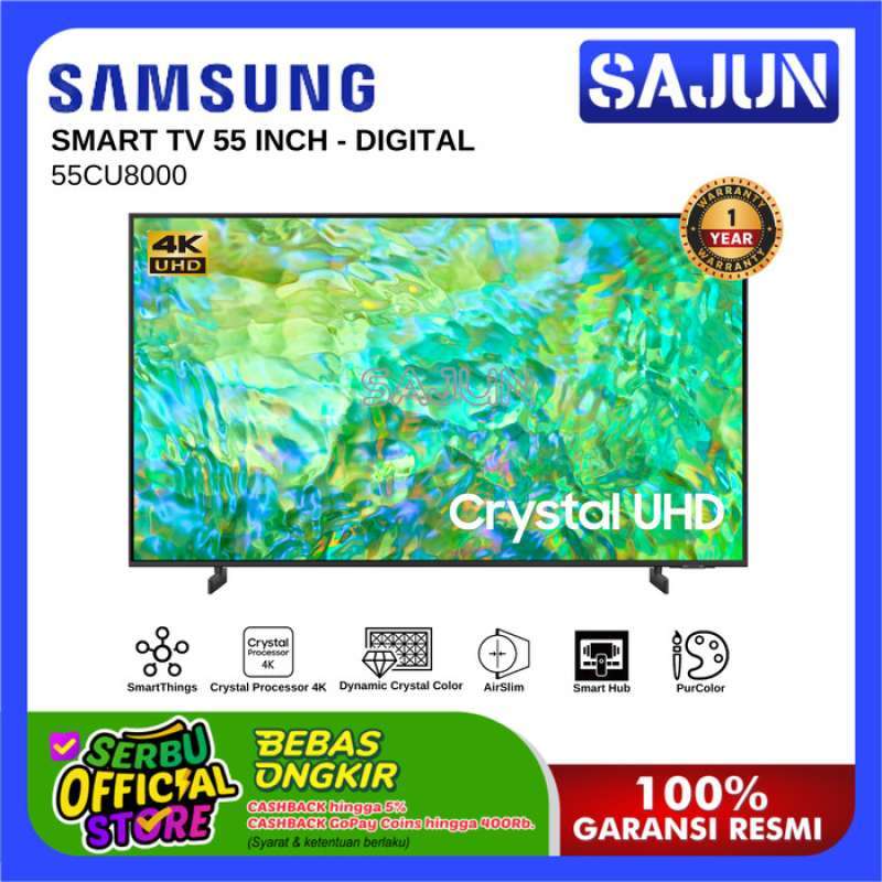 Promo New 55cu8000 Crystal 4k Uhd Smart Tv 55 Inch Ua55cu8000kxxd Diskon 2% Di Seller Hazelika ...