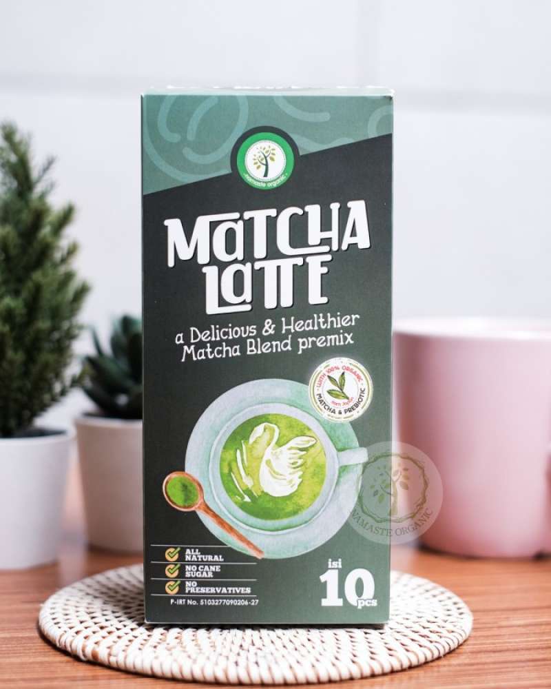 Promo Matcha Latte Box - Matcha Blend Premix Isi 10 Sachet Diskon 33% ...