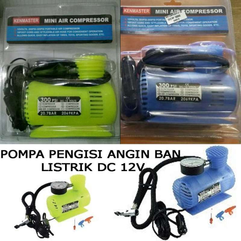Promo Pompa Pengisi Angin Ban Mobil Listrik DC 12 Volt Model Kompresor ...