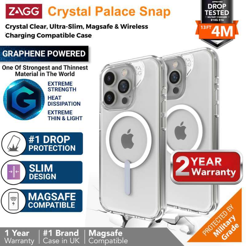 Jual Zagg MagSafe Case iPhone 15 Pro Max/15 Pro Crystal Palace Snap ...