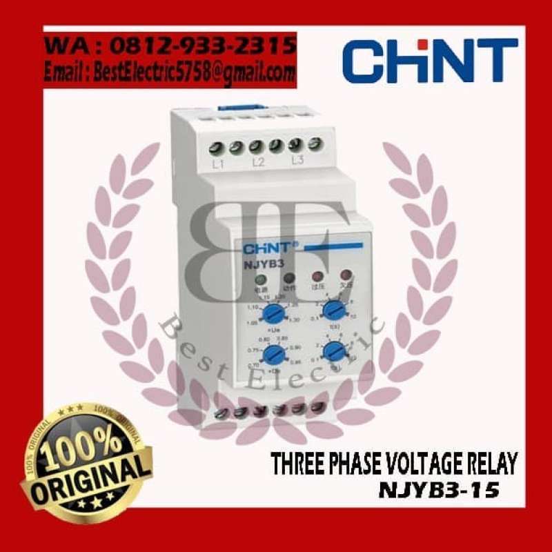 Promo Three Phase Relay CHINT / NJYB3-15 / NJYB315 / Three phase Relay CHINT Diskon 23% di ...