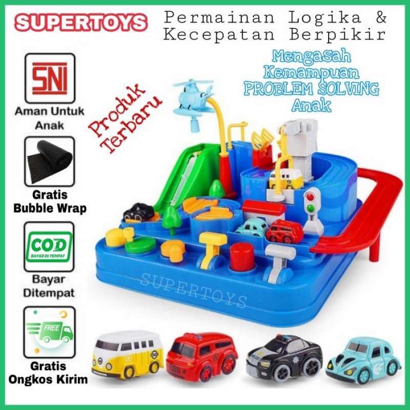 Promo Mainan Mobil Mobilan Anak Lintasan Track Mobil Train Game Edukasi ...