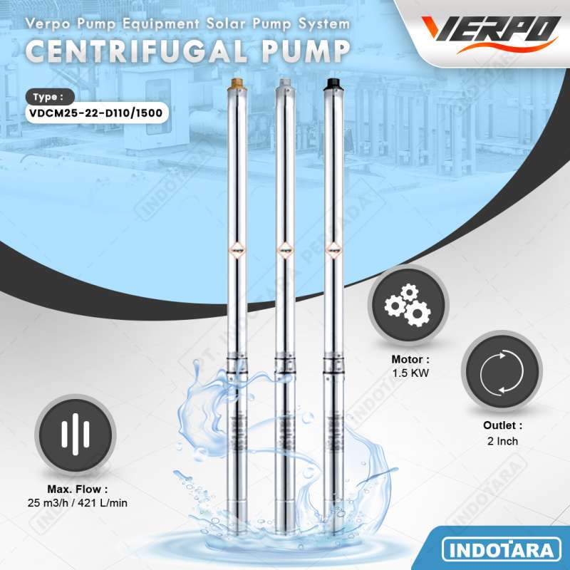 Jual Pompa Air Submersible Satelit Verpo Equipment Solar Pump System Di ...