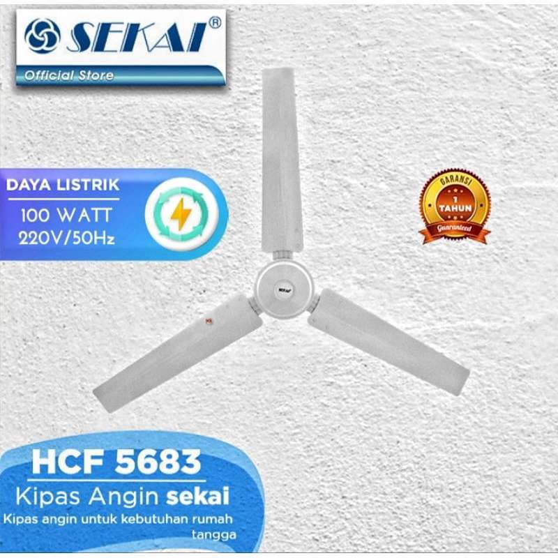 Jual Ceiling Fan 56 inci Sekai HCF5683 / Kipas Angin Gantung 56 Inch ...