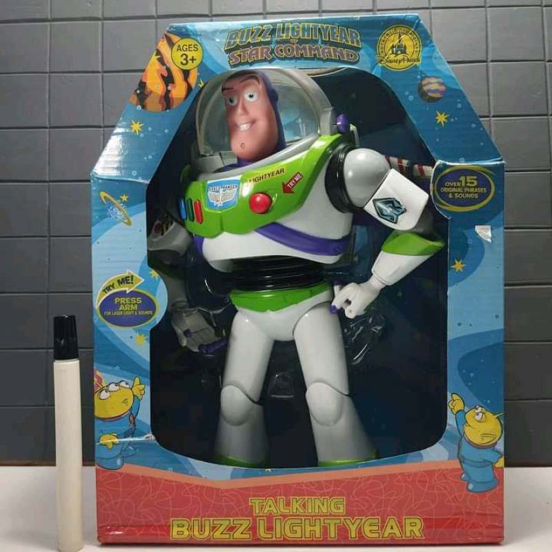 Jual mainan action figure buzzlightyear buzz lightyear toy story disney ...