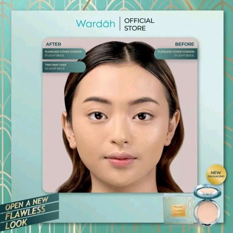 Jual Wardah Refill Exclusive Two Way Cake 12gr - Sandy Beige Di Seller ...