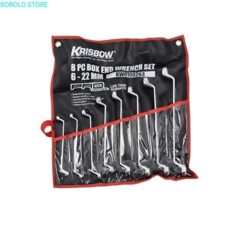 Promo Krisbow Kunci Ring Satu Set 6-22mm Box End Wrench Set Krisbow ...