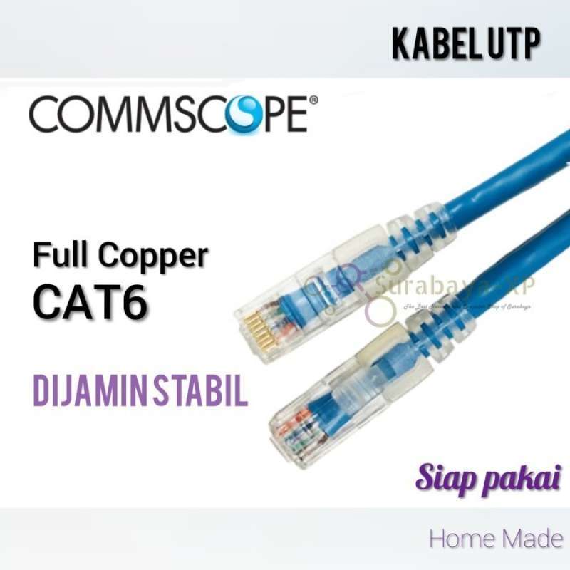 Promo Kabel Lan Utp Cat 6 Amp Commscope 15 Meter 15 M 15meter 15m Cat6 ...
