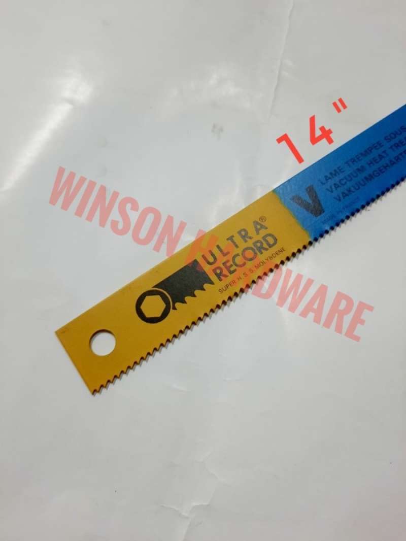 Promo Mata Gergaji Besi Ultra Record 14 x 1 x 10T Hacksaw Blade ORI ...
