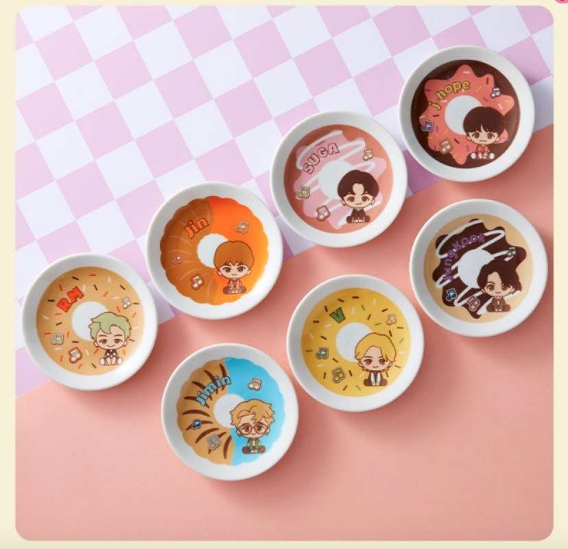 Promo Ichiban Kuji BTS TinyTan Dynamite SUGA Donut Design Plate Diskon ...
