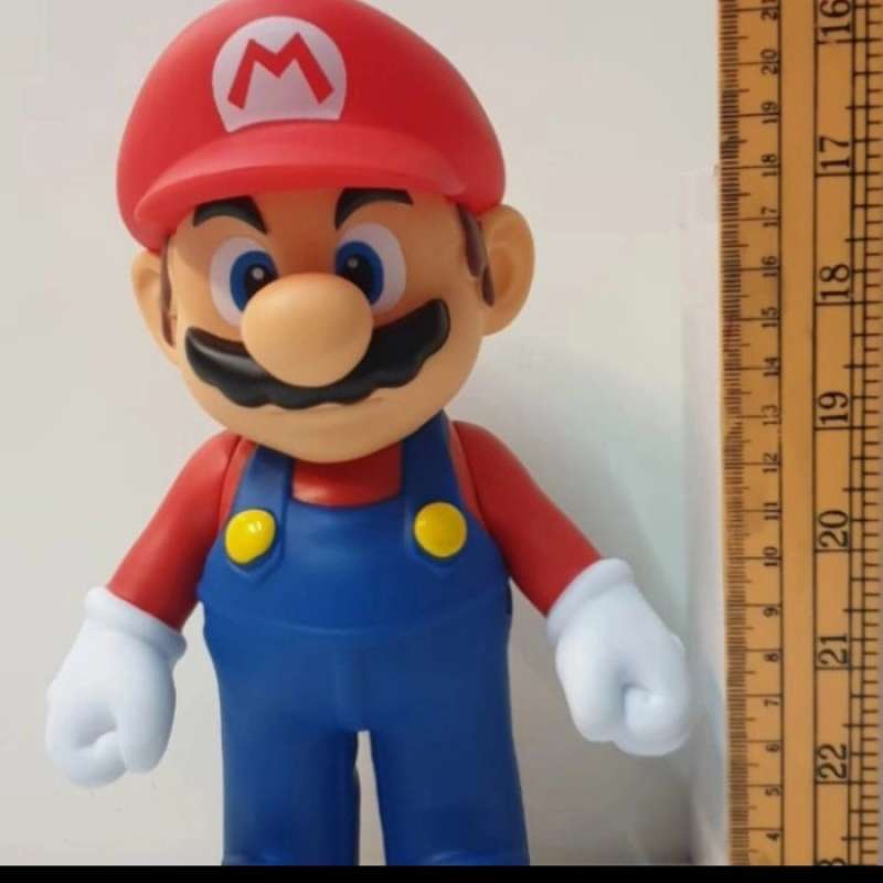 Promo Pajangan Cute Mario Bros Vinyl 23cm dengan Box Figure Diskon 23% ...