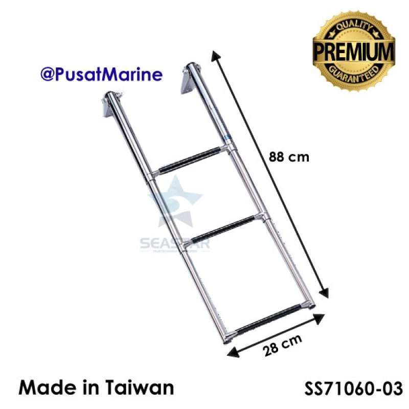 Promo Aksesoris kapal - Tangga Stainless Folding Ladder 71060-03 AAA Diskon 23% di Seller Gamora ...