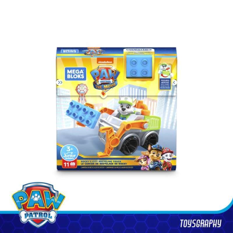 Jual Mega Bloks Paw Patrol Rocky City Recycling Truck Blocks Rocky's ...