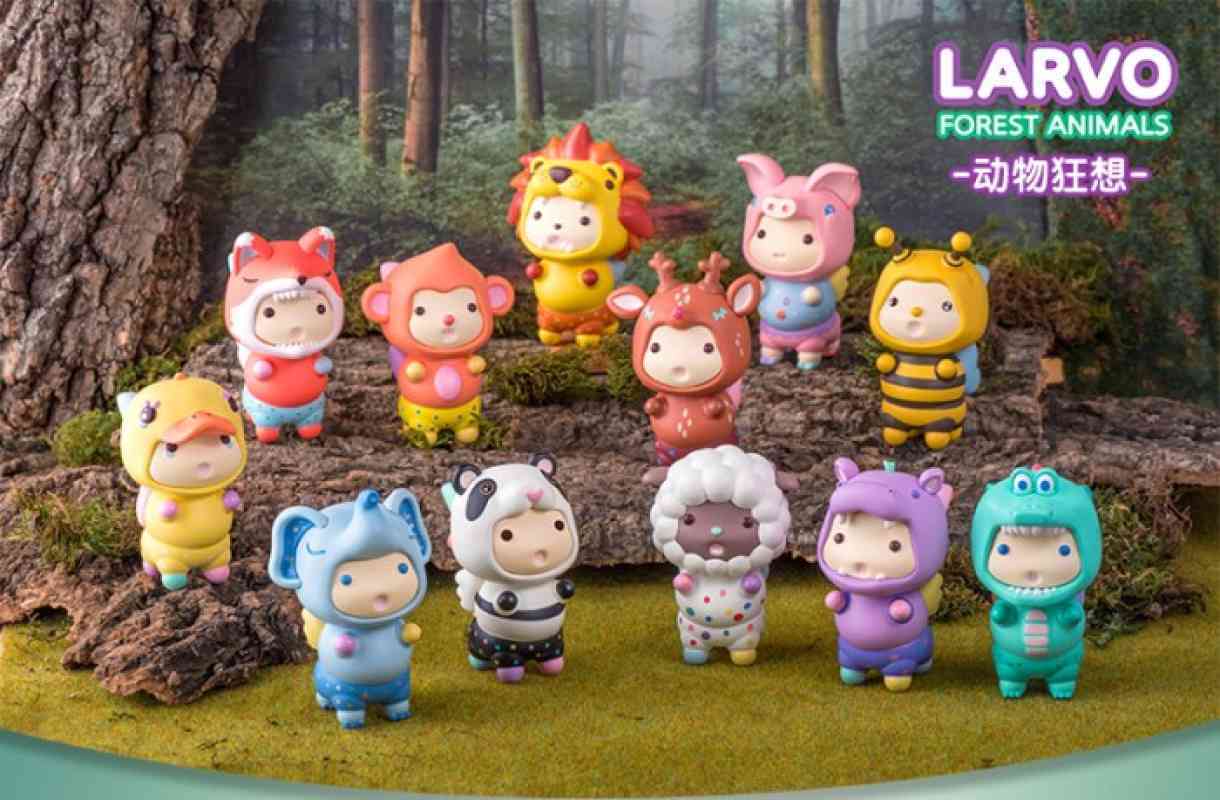 Promo BLIND BOX LARVO FOREST ANIMALS BY PLAYGROUNDERS X 1983 TOYS ...