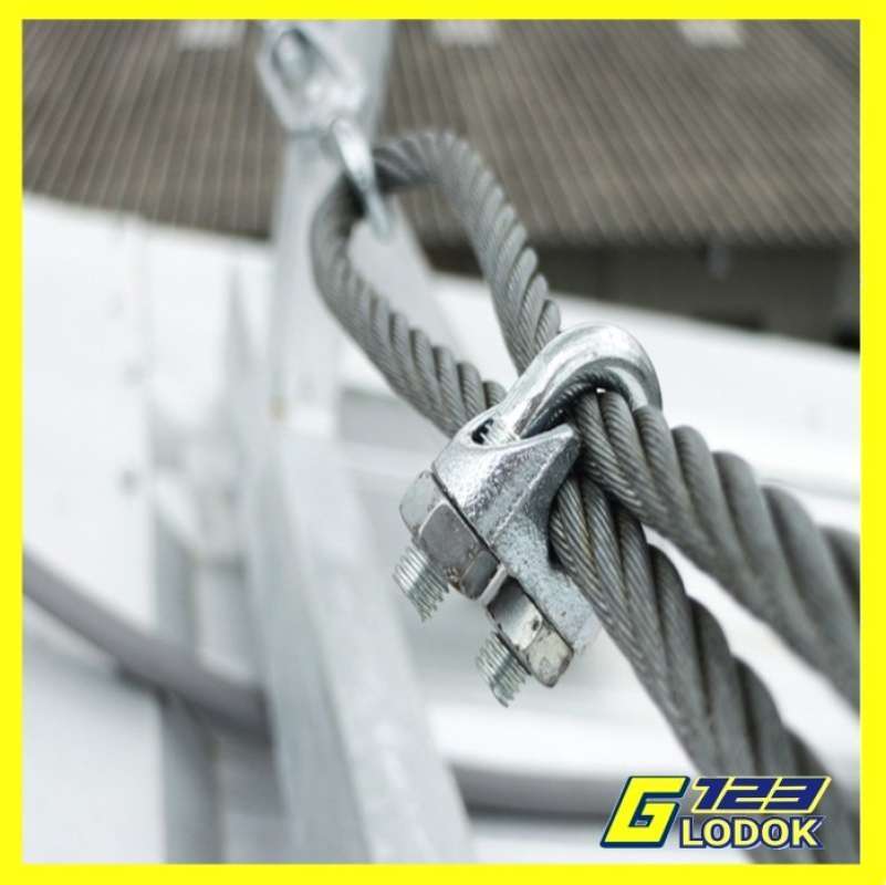 Promo Wire Rope Clip Clamp Klem Kabel Kawat Seling Sling Kuku Macan ...