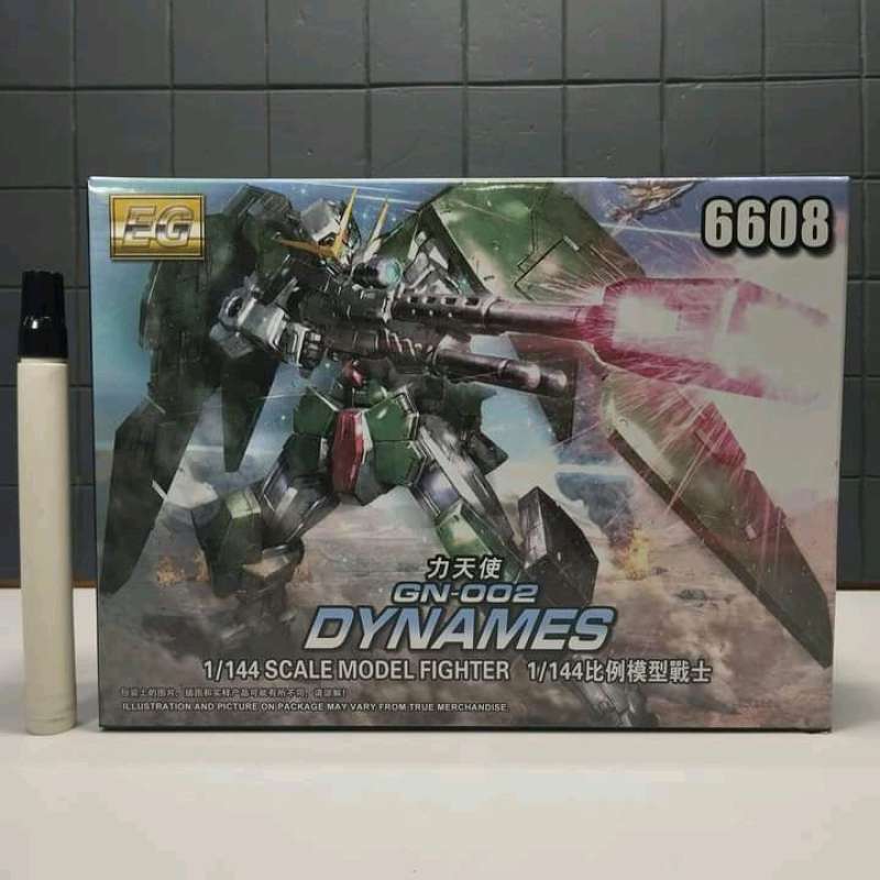 Jual model kit mokit mobile suit dynames GN002 6608 skala 1/144 figure ...