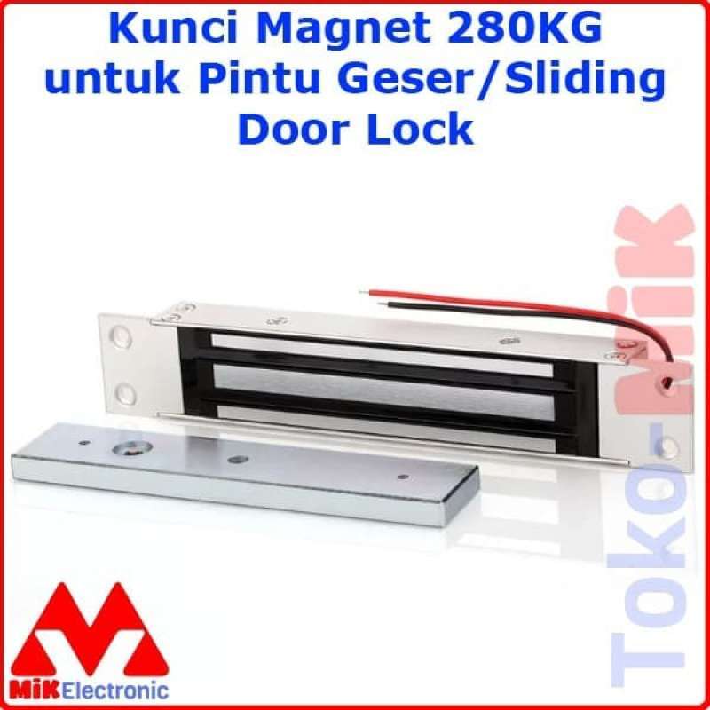 Promo Magnet 280KG 280 KG Magnetic Lock Pintu Geser Sliding Access Door ...