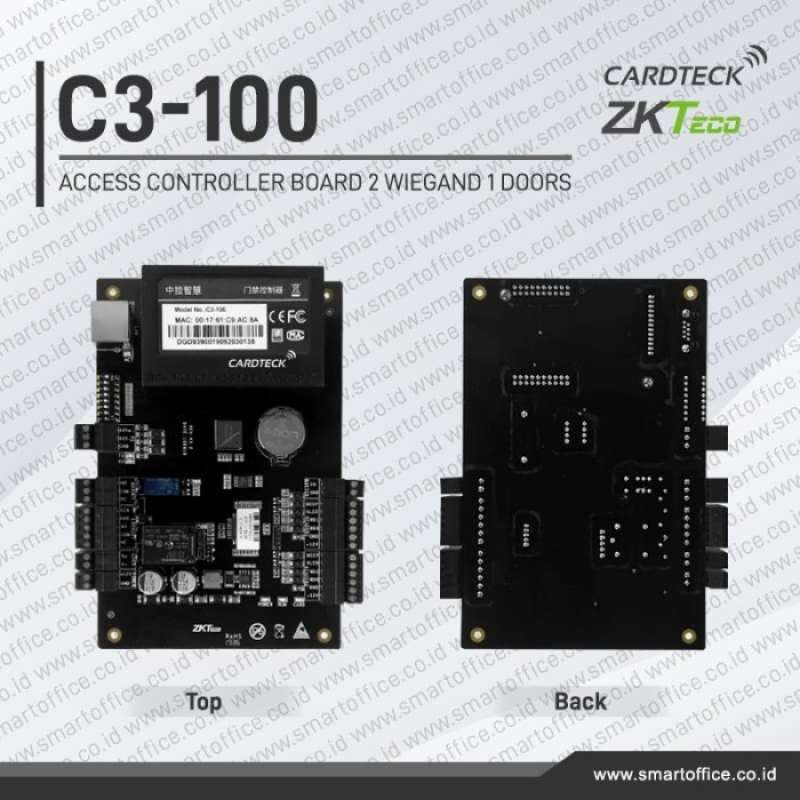 Promo ZKTeco C3-100 RFID Access Control Board 1 Doors with Power Supply Box Diskon 23% di Seller ...