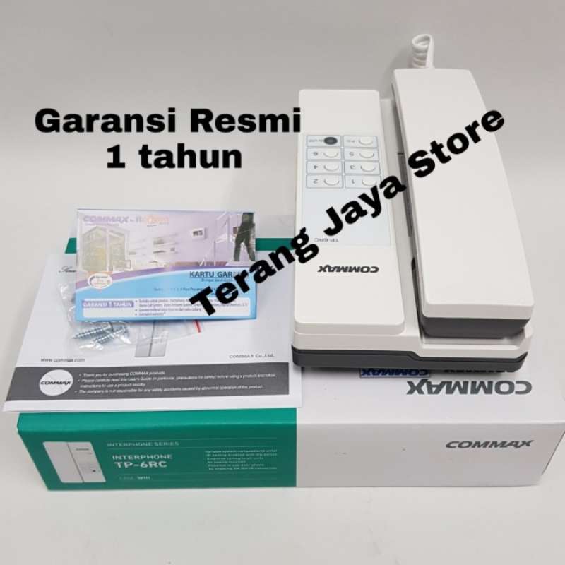 Promo New Interphone Commax Tp-6Rc Intercom Commax Tp6Rc (6 Channel ...