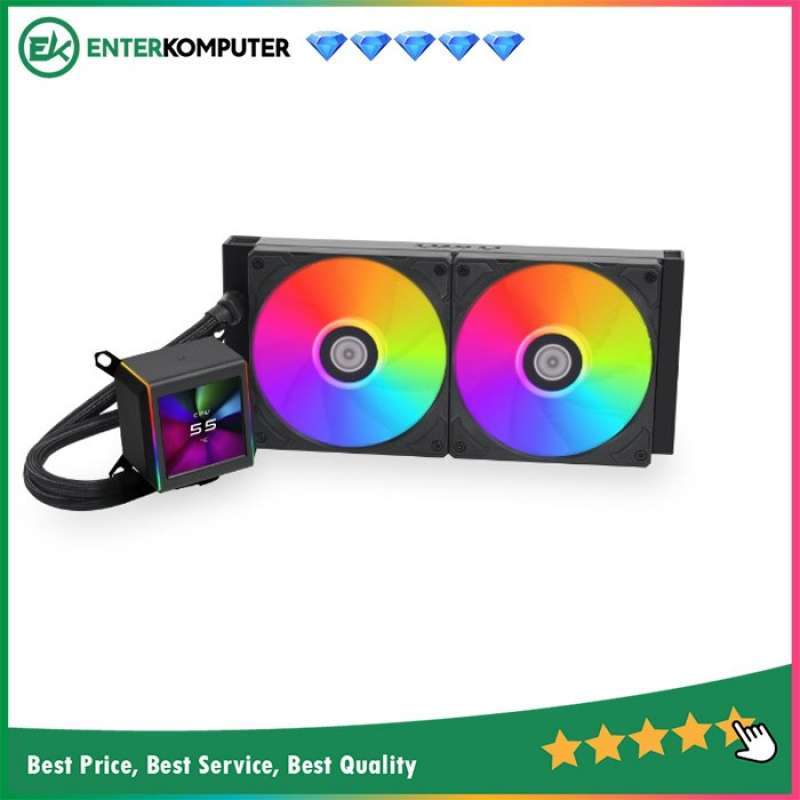 Jual LIAN LI GALAHAD II LCD 280 BLACK 2.88” IPS LCD Screen - AIO CPU ...