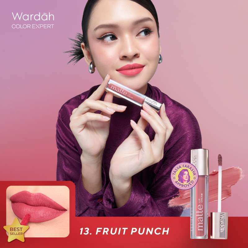 Jual NEW! Wardah Matte Lip Cream - Non Dry Formula, High Pigmented, SPF ...