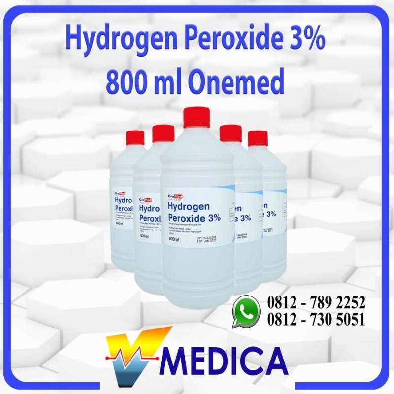 Jual Hydrogen Peroxide 3% Onemed / H2O2 Antiseptik Mencegah Infeksi ...