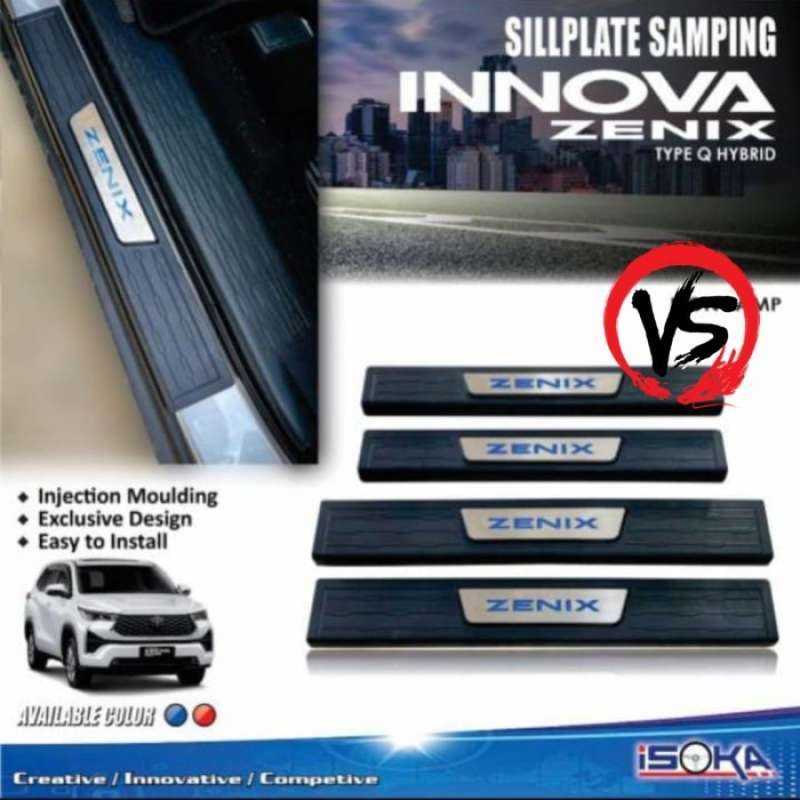 Promo SILLPLATE SIL PLATE SILL PLATE SAMPING Toyota Innova Zenix ...