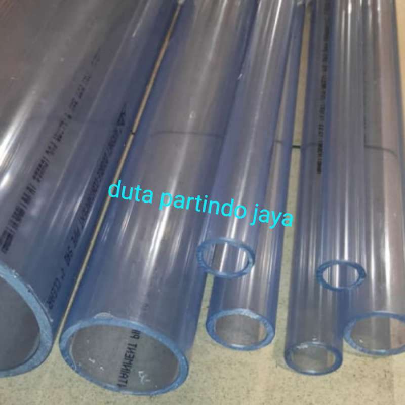 Promo 1 inch Pipa PVC Clear Transparan sch 40 Diskon 23% di Seller ...
