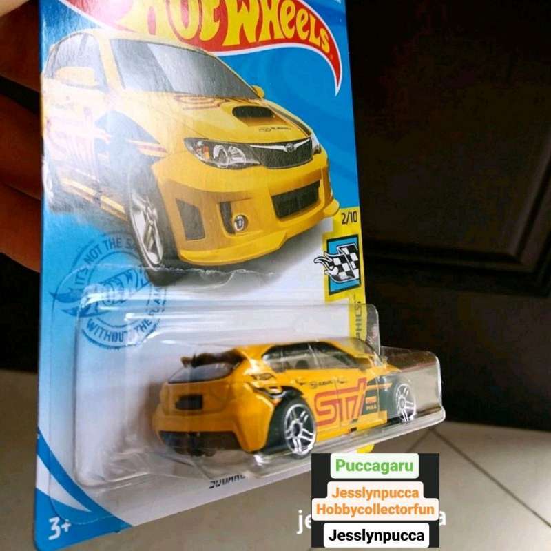Jual HOT WHEELS SUBARU WRX STI YELLOW KUNING DIECAST MOBIL RACING RACE ...