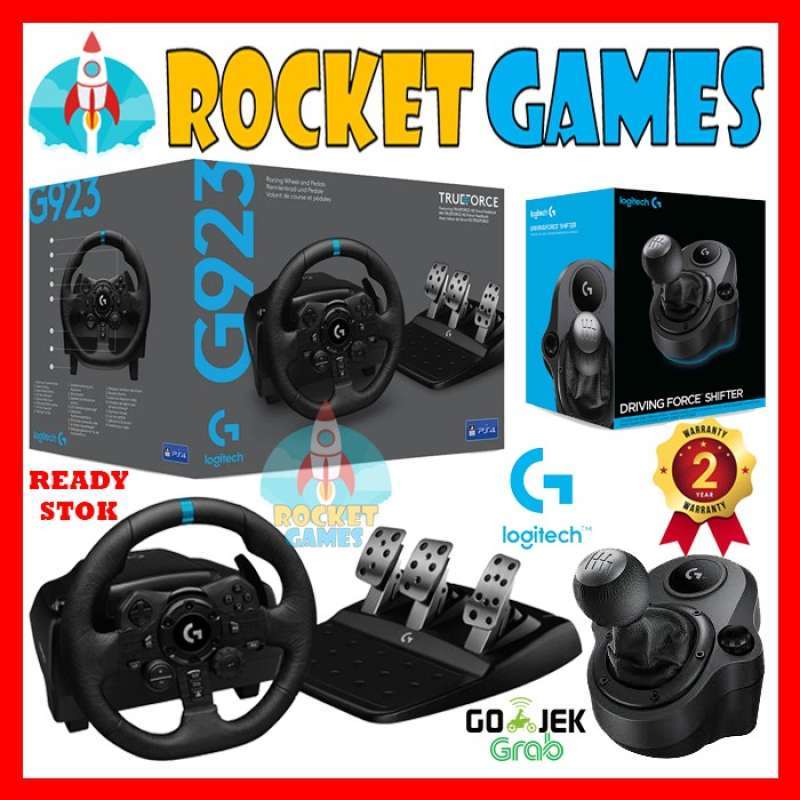 Promo Logitech G923 TRUEFORCE SIM Racing Wheel and Pedals For PS4 / PS5 ...