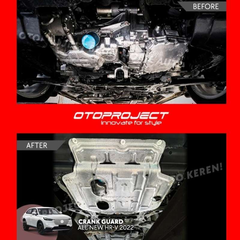 Jual Crank Guard / Penutup Mesin Bawah Mobil All New Hrv 2022 Up ...