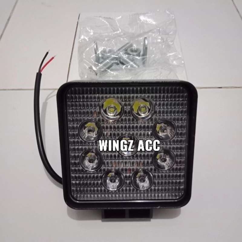 Promo Spot Lamp Led Lampu Sorot Working Lamp 9 Titik Kotak 27 watt 12v ...