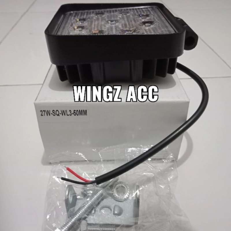 Promo Spot Lamp Led Lampu Sorot Working Lamp 9 Titik Kotak 27 watt 12v ...