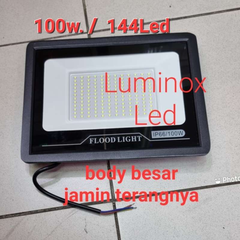 Promo lampu sorot tembak flood light led 100watt 100w 100 watt outdoor 220v Diskon 23% di Seller ...