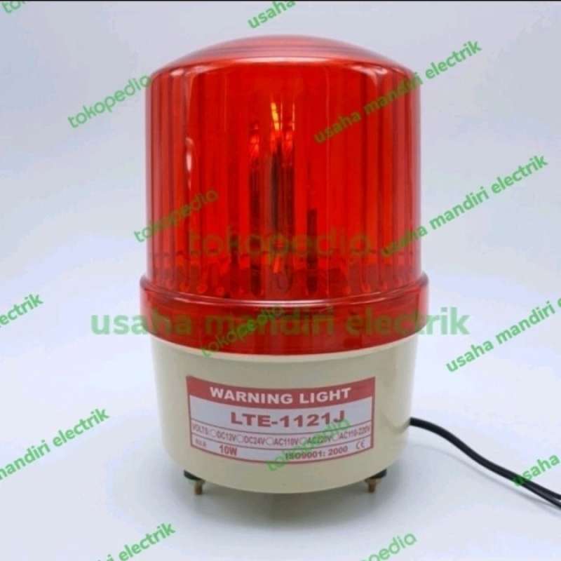 Promo LAMPU ROTARY / WARNING LIGHT LTE - 1121J Buzzer merah Diskon 23% ...