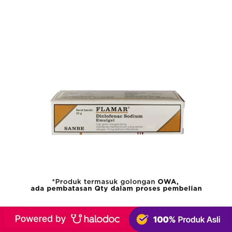 Jual Flamar 10 Mg/g Gel 20 G Di Seller Apotek Halomedika Bungur Malang ...