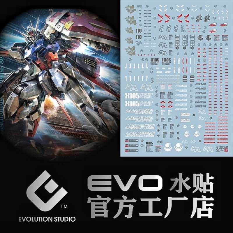 Promo MG AILE STRIKE GUNDAM WATER DECAL EVO SIMP DECAL Diskon 23% di ...