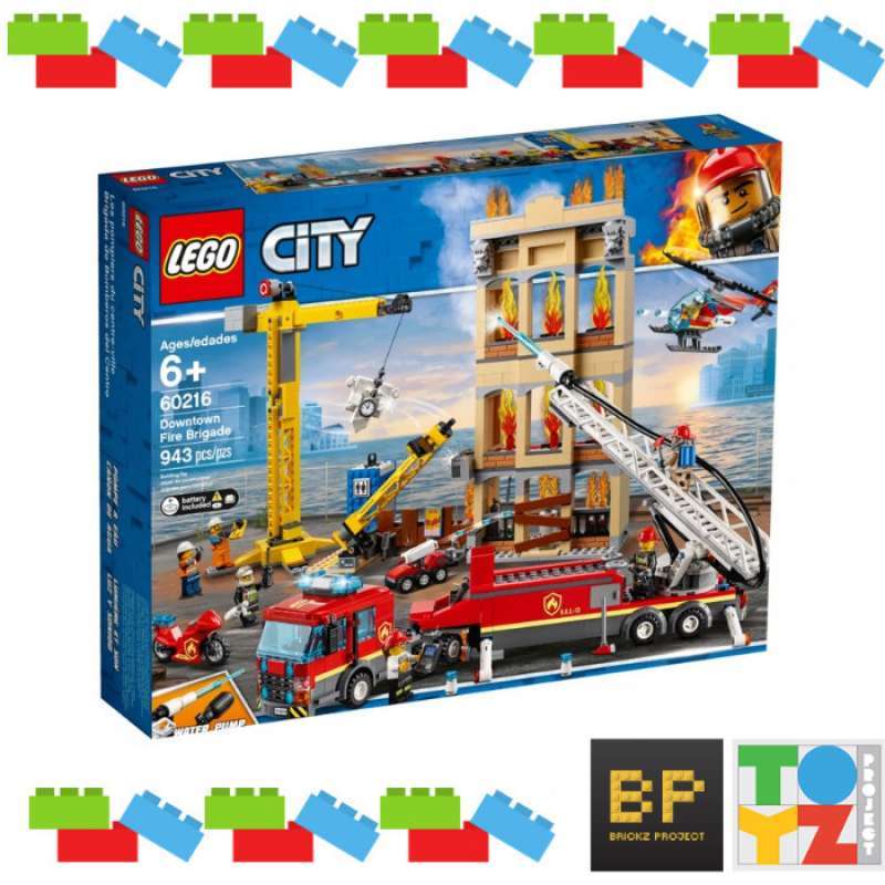 Promo Lego City 60216 Downtown Fire Brigade Diskon 23% Di Seller ...