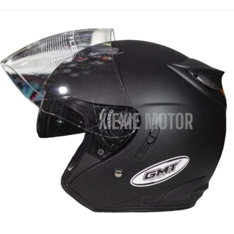 Promo HELM HALF FACE DOUBLE VISOR GMT ORIGINAL HELM SNI HELM CENTRO ...