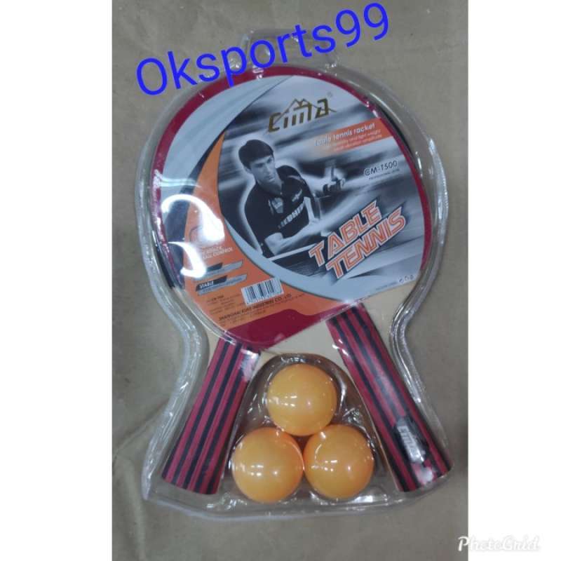 Jual bad tenis meja ping pong bat combo pack mic - table ten tm7 di ...