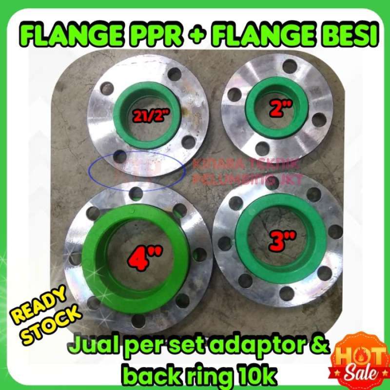 Promo Flange Ppr + Flange Besi10k Adaptor Ppr Stub End 90mm 3' Diskon ...
