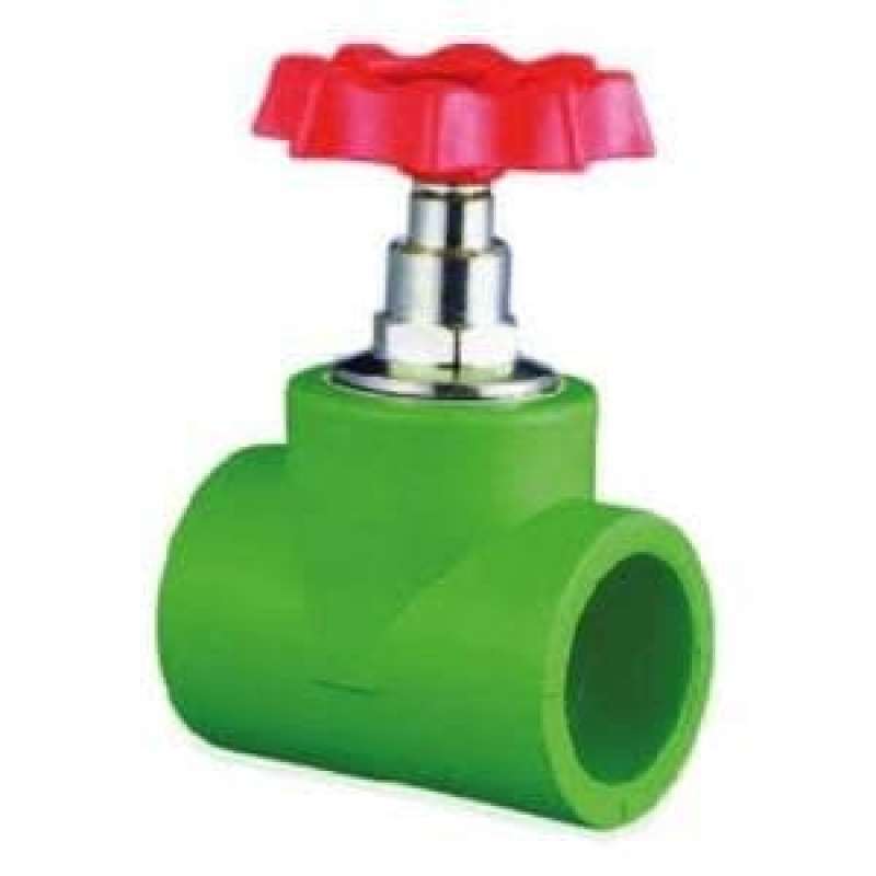 Promo Gate Valve PPR 50mm Stop Kran Valve 1-1/2 inch Fitting PPR Pipa ...